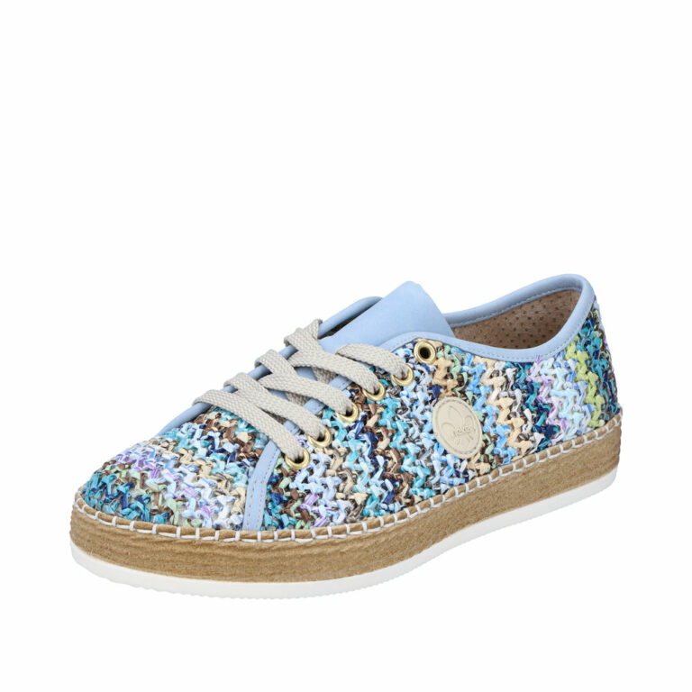 Rieker sko til dame i blå | Model: L7843-90 | ®Rieker-shop.dk