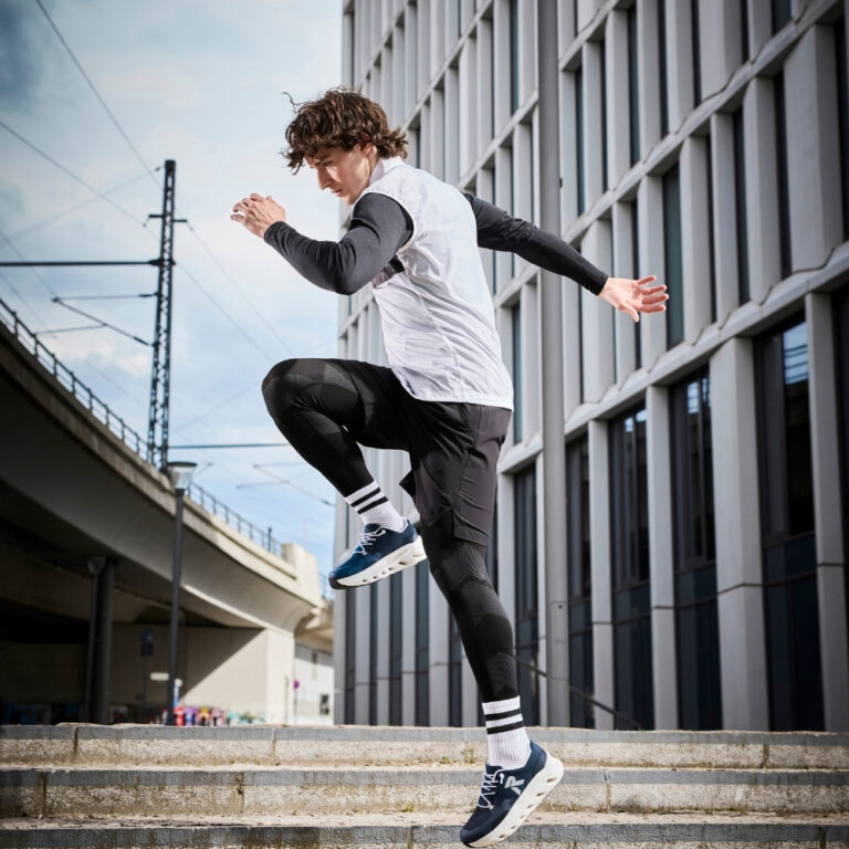 Rieker herresneakers i blå | Rieker-soft + elastik | ®Rieker-shop.dk