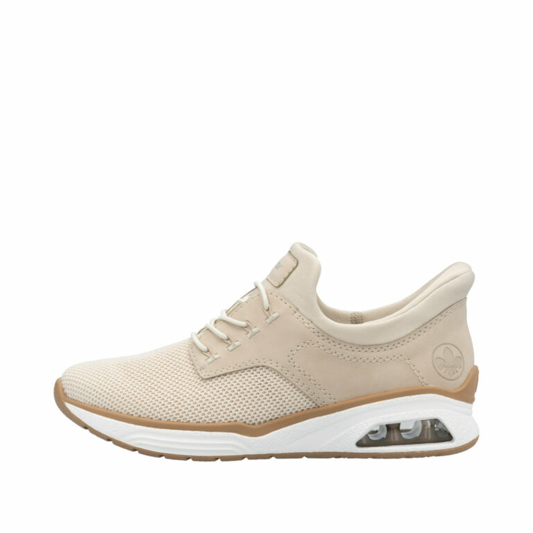 Rieker Ready 2 Go sneakers til dame i beige | ®Rieker-shop.dk